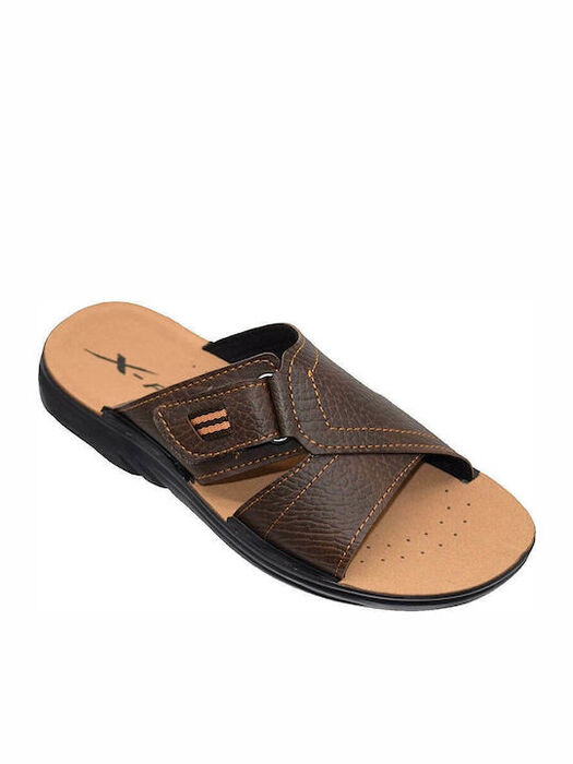 ΑΝΔΡΙΚΗ ΠΑΝΤΟΦΛΑ ΑΝΑΤΟΜΙΚΗ X-FEET ΚΑΦΕ :: gkshoes.gr